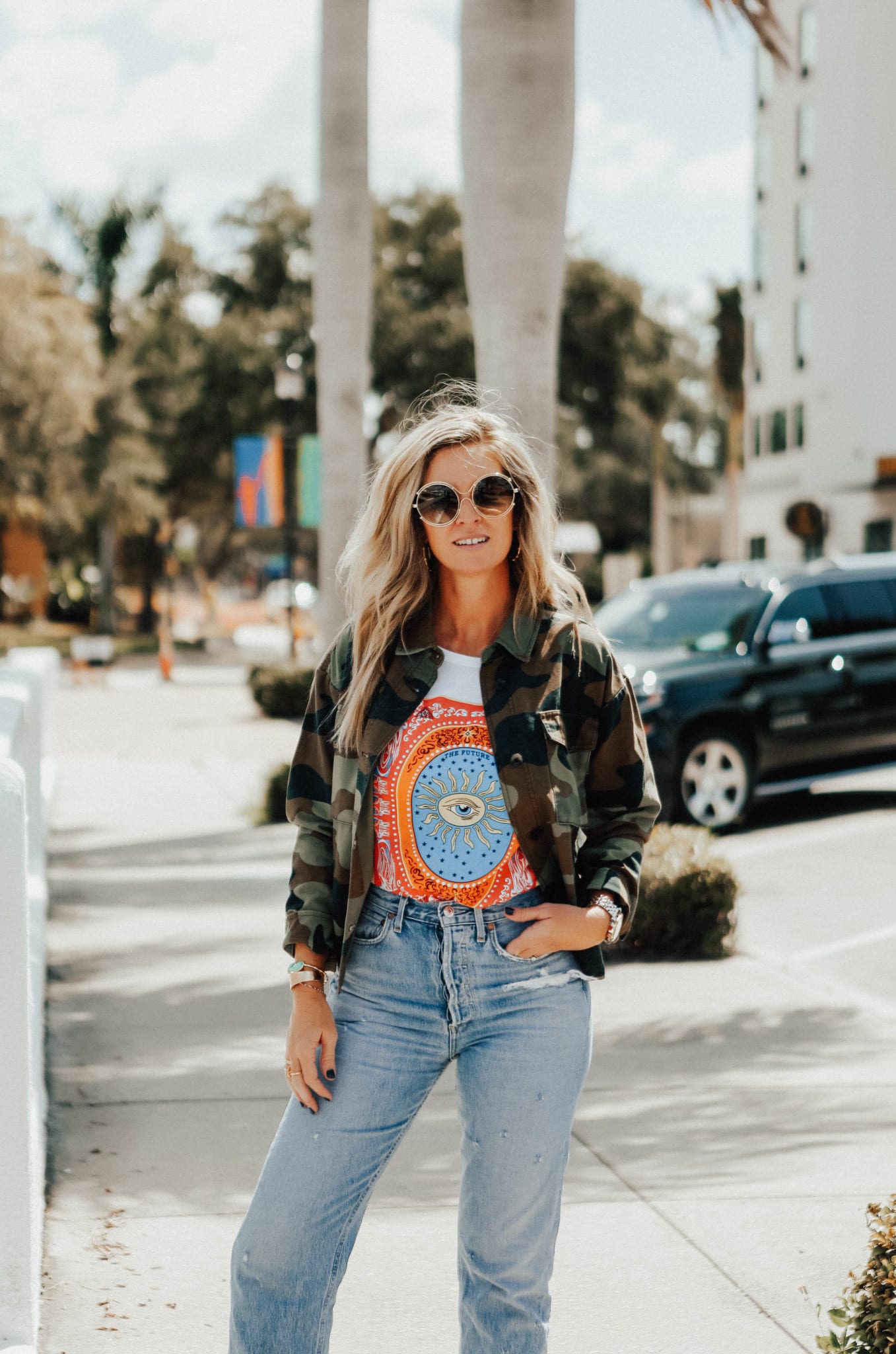 How To Style An Army Jacket - Momma Mandy Blog